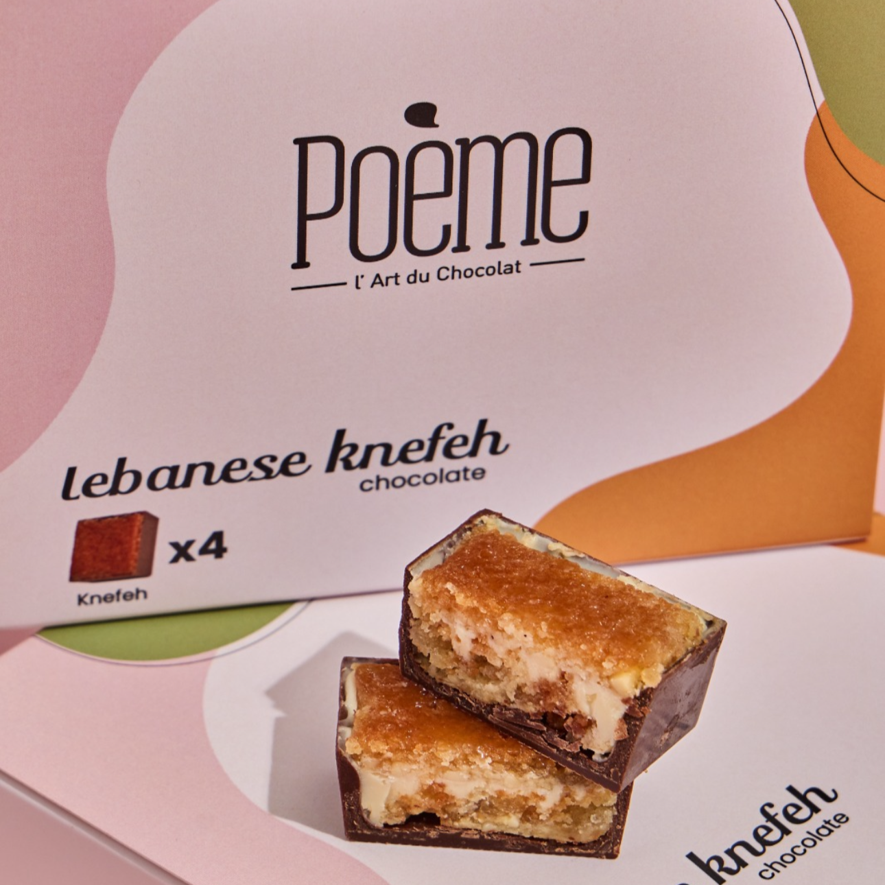 Lebanese knefeh Chocolate Box – Poème Chocolate